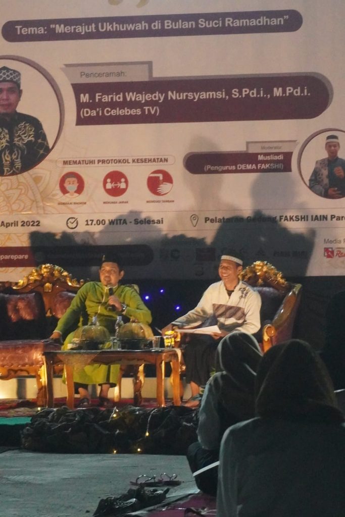 DEMA FAKSHI Gelar Talkshow dan Tabligh Akbar Ramadan | IAIN PAREPARE